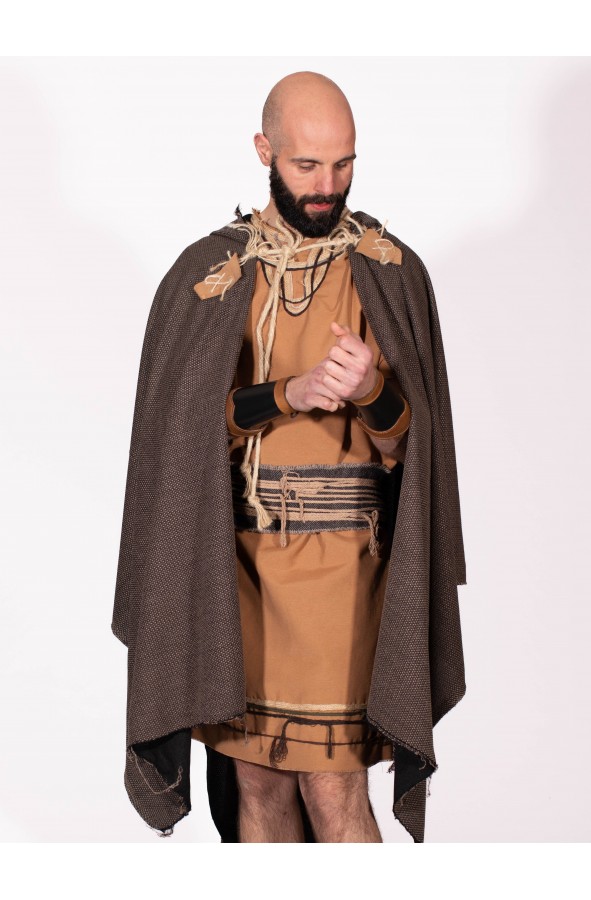 Celtic or Viking asymmetrical cloak